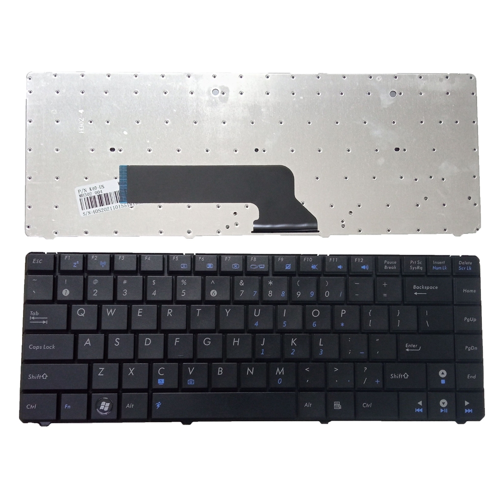 For Asus K40 K40IN K401N X8AC X8AIN K40AB A41I X8AIP US Laptop Keyboard ...
