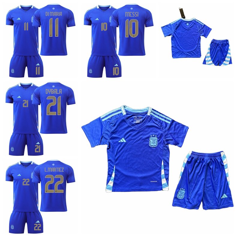 2024-25 Argentina Away Jersey Kits Messi Di Maria Lautaro Martinez ...