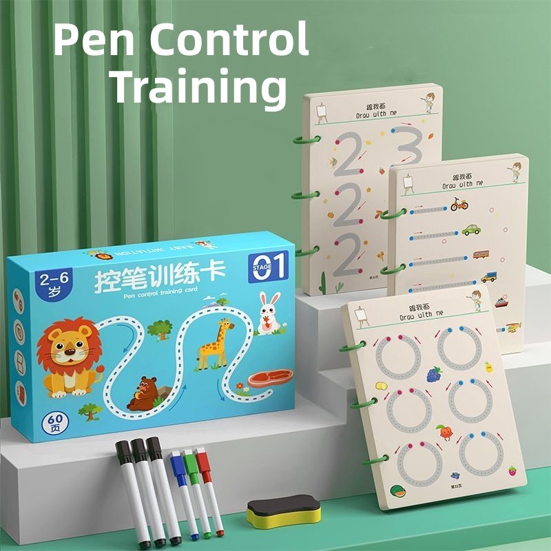 Tracing Book For Kids pen control Training Writing Practice Educational ...