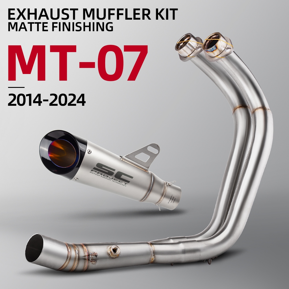 SC PROJECT S1 Exhaust for YAMAHA MT07 XSR700 FZ07 Full exhaust system ...