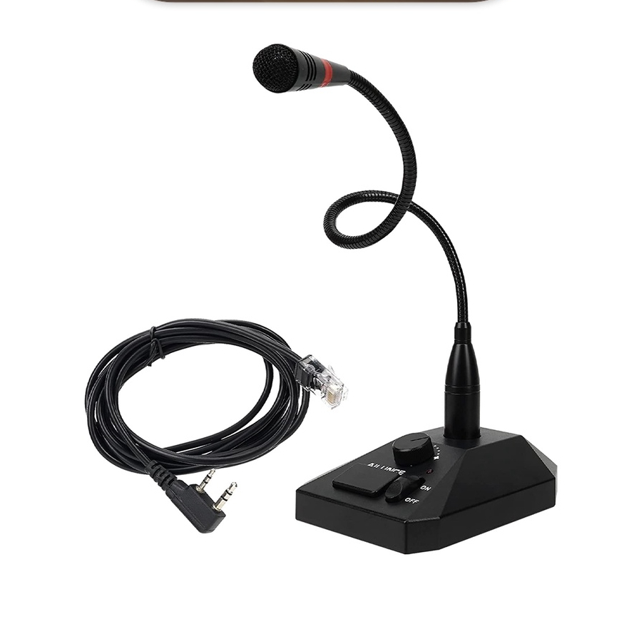 Ailunce SM01 Desk Walkie Talkie Speaker Microphone Compatible with ...