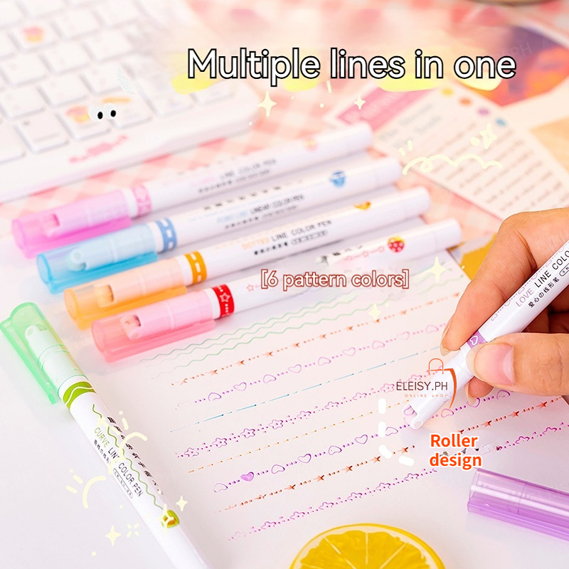 Flower Curve Pen Curve Marker Different Graffiti Markers Office ...