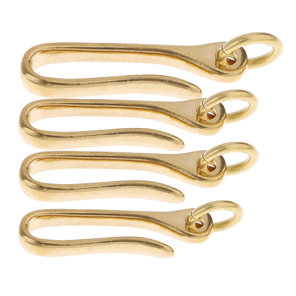 3 Different Solid Brass Keychain Key Belt Wallet Chain Clip | Shopee ...