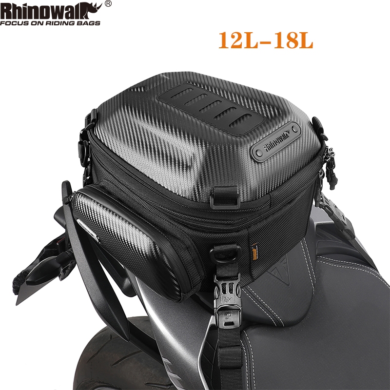 Rhinowalk Expandable waterproof motorcycle hard shell tail bag Outdoor ...
