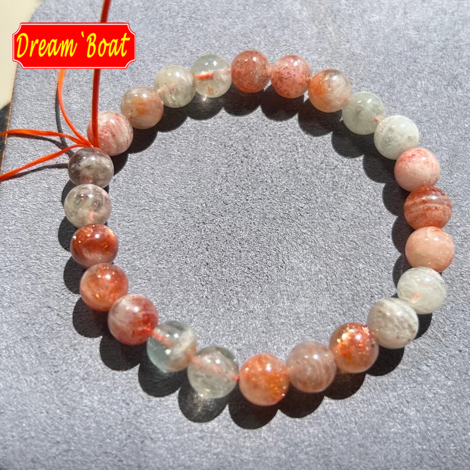 Arusha Sunstone Natural Crystal Bracelet，Crystal Bead，Women/Men ...