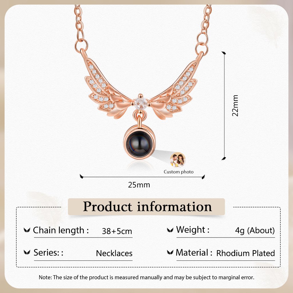 Personalized Necklace with Picture Projection Heart Locket Necklace for ...