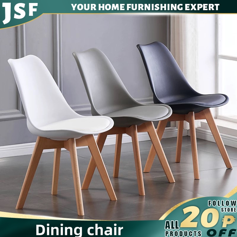 ⭐Ready Stock⭐ Dining Chair with Cushion Nordic Aesthetic Chair Study ...
