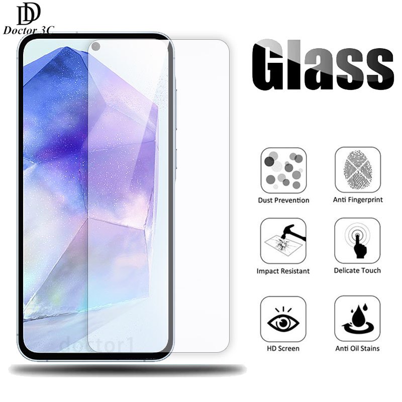 Clear Tempered Glass Screen Protector Film For Samsung ss Galaxy A16 A06 A06s A55 A15 A25 A35 ...