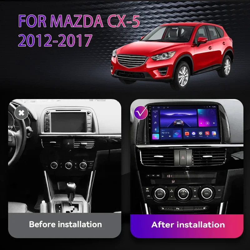 For Mazda CX-5 CX5 2012 - 2017 Car Radio Multimedia Video Player GPS 4G ...