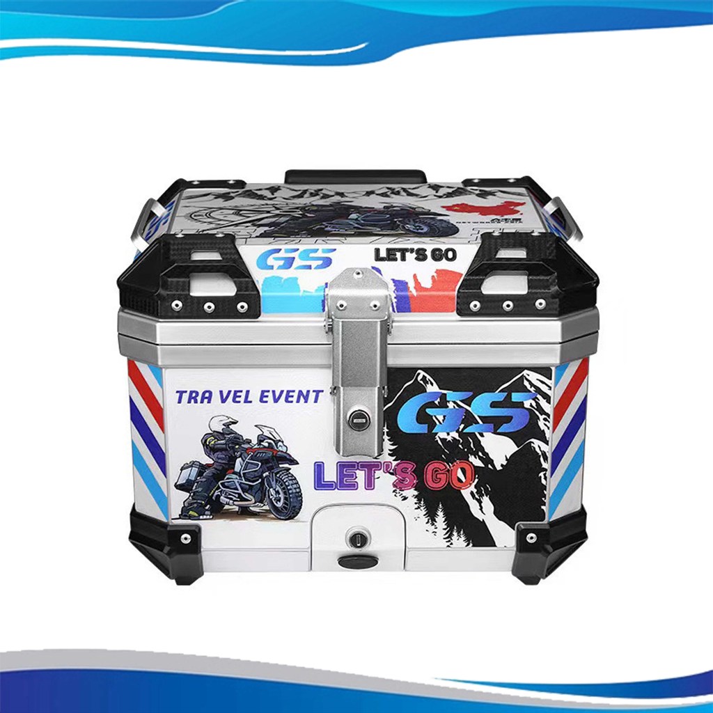 【COD】 Motor Top Box Motorcycle Box 45L Givi Box Motorcycle With Base ...