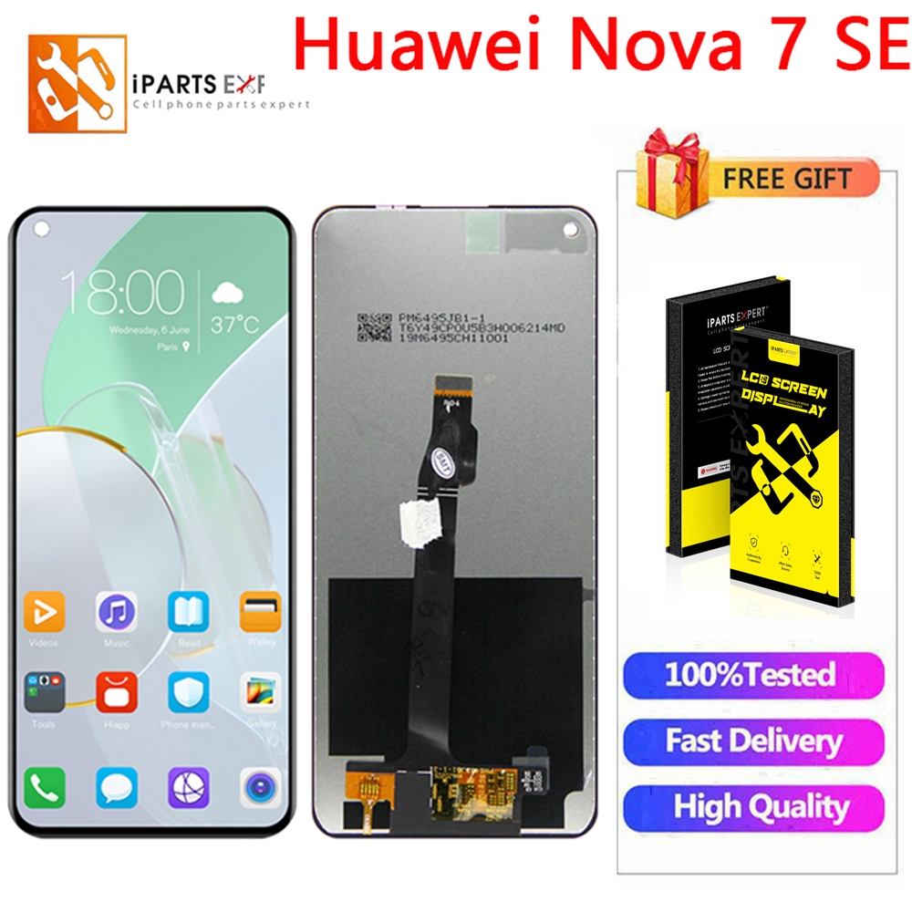 IPARTSEXPERT Original LCD For Huawei Nova 7 SE 7SE LCD CDY-NX9B CDY-AN00 Display Touch Screen ...
