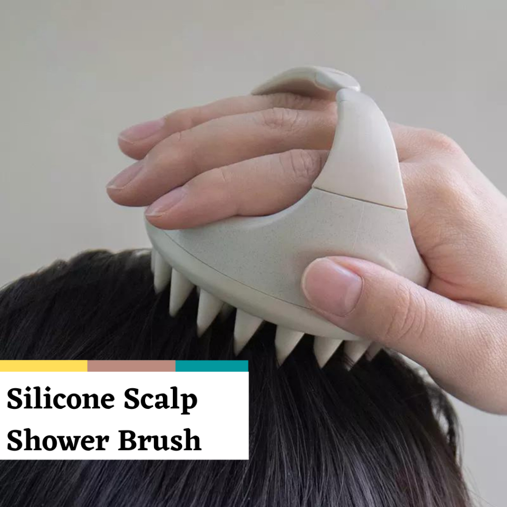 Healthy Soft Silicone Hair Scalp Massager Hair Washing Scalp Brush Wet ...