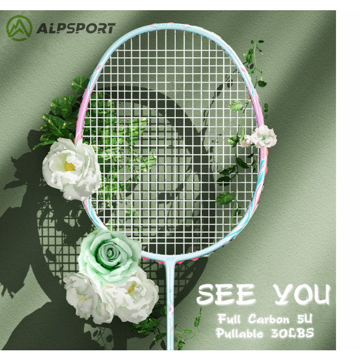 Alpsport Dj Series Badminton Racket Full Carbon Fiber 100% Legal ...