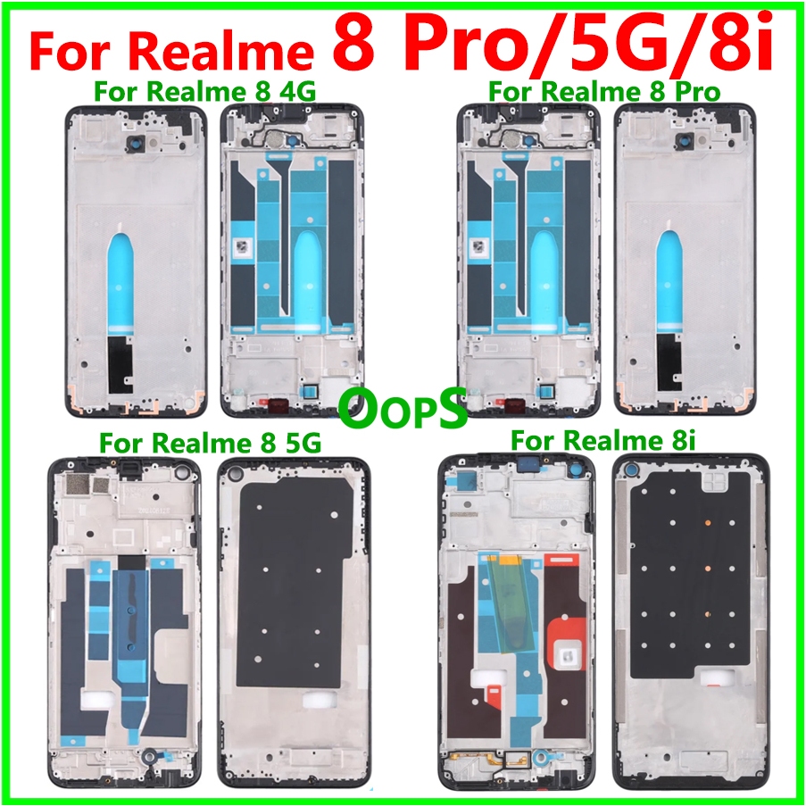 LCD Front Middle frame for Realme 8 Pro 4G 5G / Realme 8i Holder Cover ...