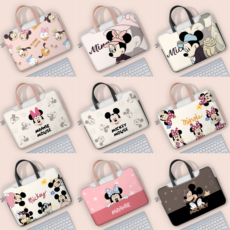 Cute Disney Mickey mouse Minnie mouse Design Universal Laptop Bag ...