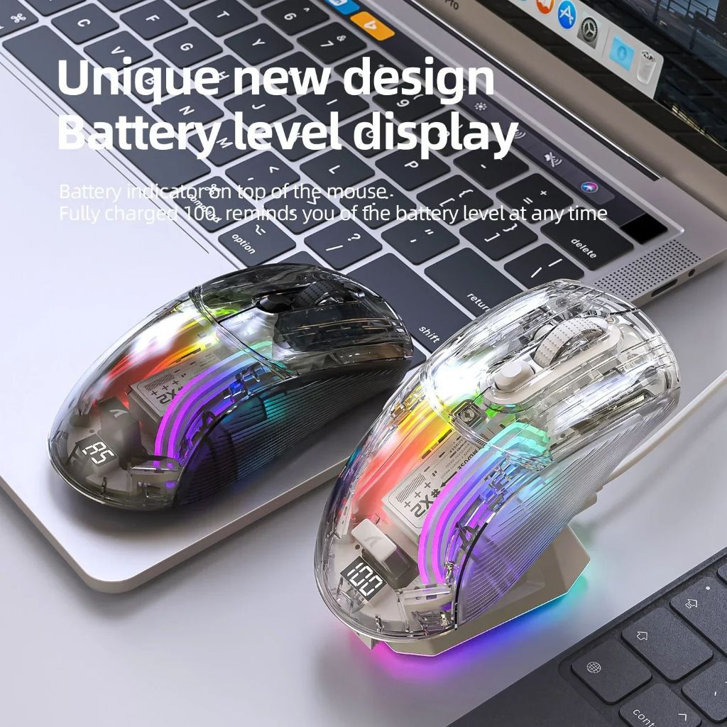 Attack Shark X2 PRO Wireless Bluetooth Gaming Mouse 3-Mode Connection ...