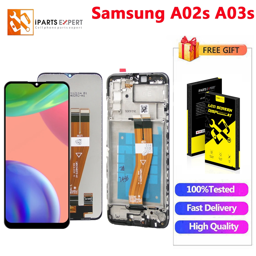 IPARTSEXPERT For Samsung Galaxy A02s A025 A03s LCD Touch Screen Digitizer LCD For Samsung SM ...