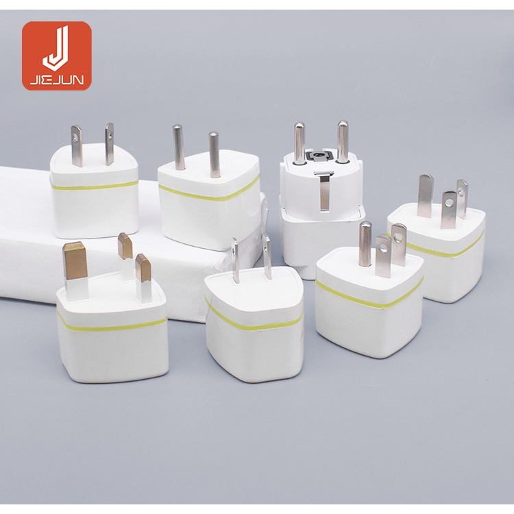 1pcs Universal AU UK US EU Plug Adapter US to EU Converter Black/White Australian Euro Travel ...