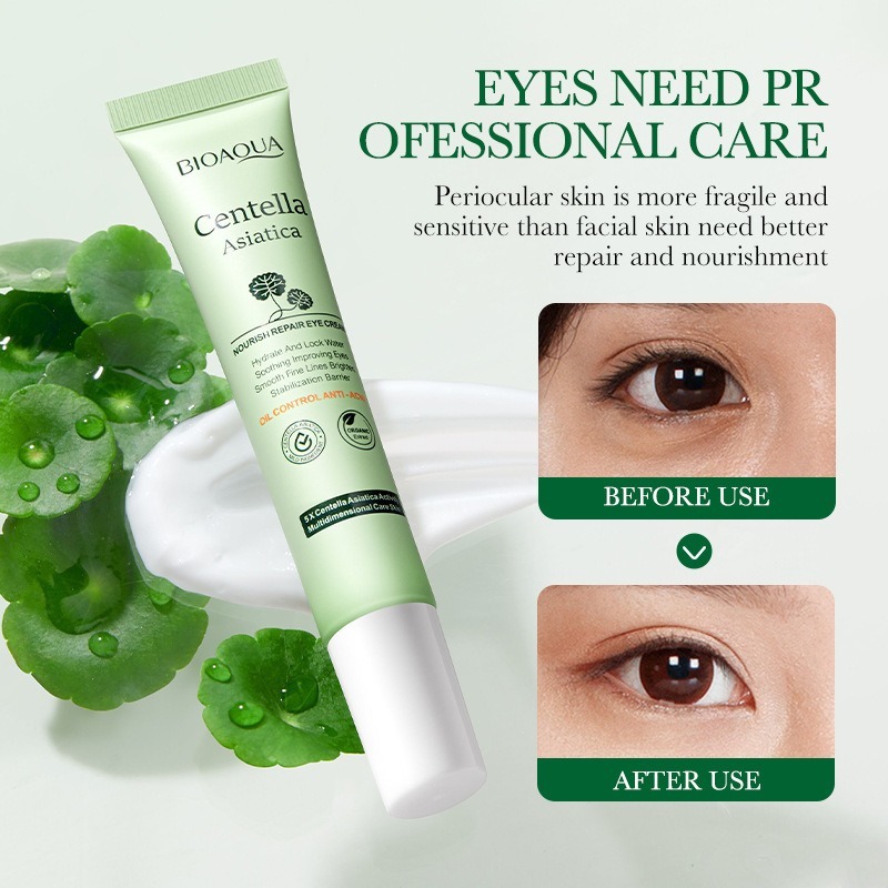 BIOAOUA Eye Cream Centella Asiatica Nourish Under Eye Bags Remover Anti ...