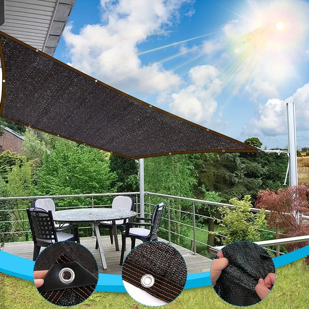 Cover 90% Waterproof Sun Shade Sail Shade Canopy Sunscreen Sunblock ...