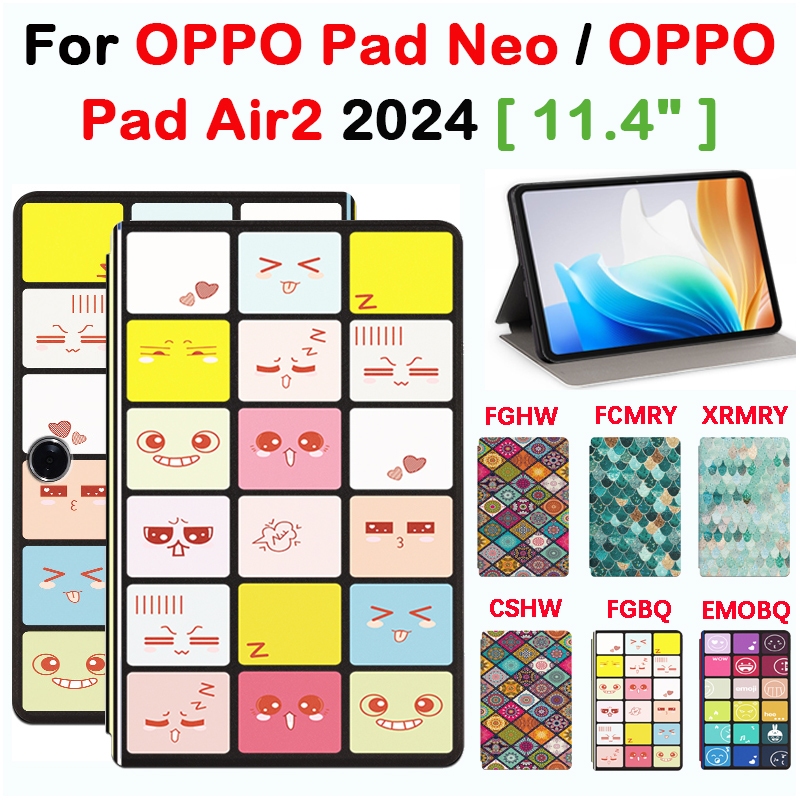 For OPPO Pad Neo 11.4 inch 2024 High Quality Fashion Tablet Protective ...