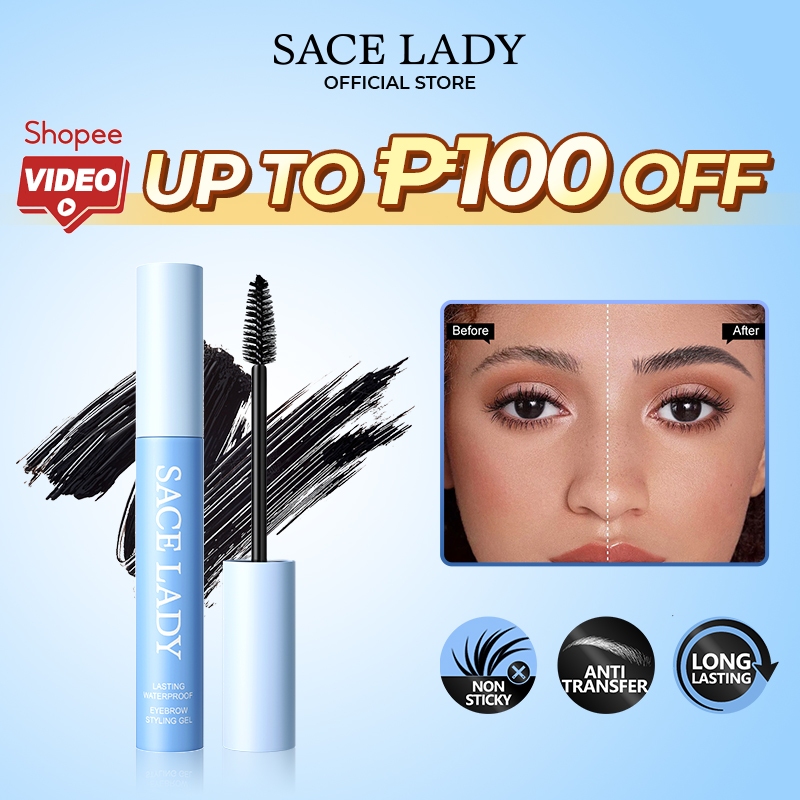 SACE LADY Waterproof Eyebrow Gel Brush Microblading Long-wear Sculpt ...