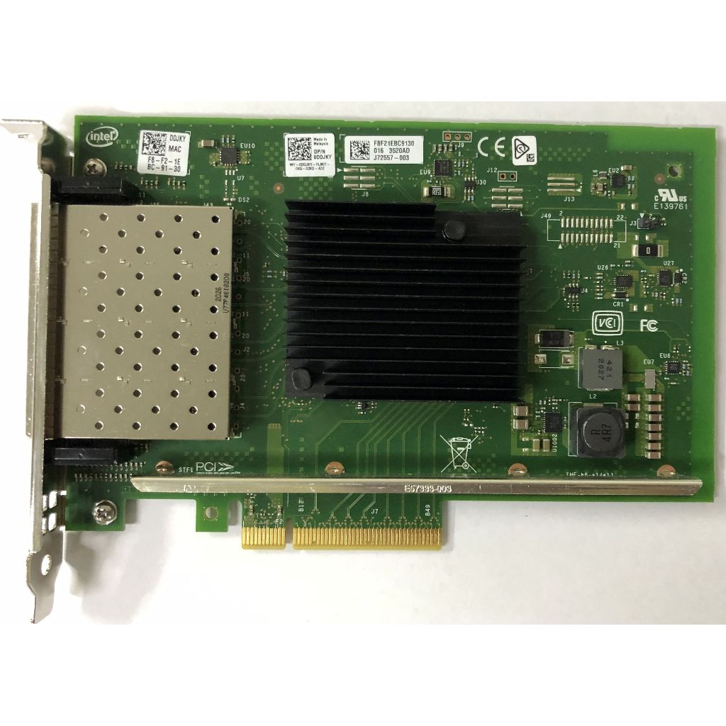 DELL DDJKY X710-DA4 Intel Quad port Ethernet Converged Network Adapter ...