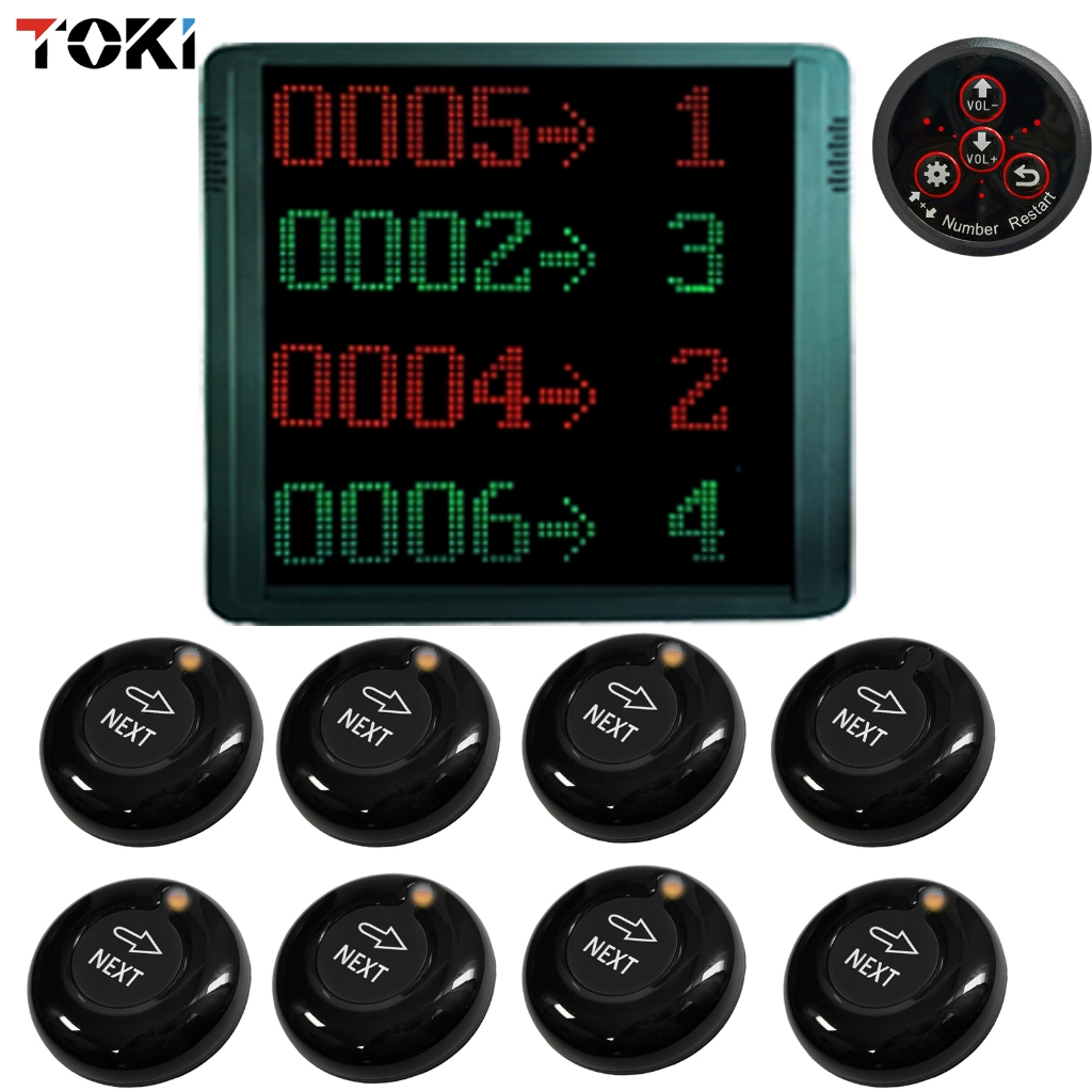 Queue Calling System Restaurant Pager Waiting Number Calling System Queue Management System Loud ...