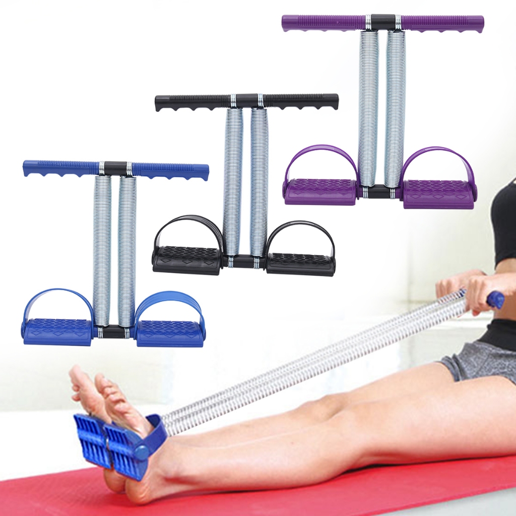 Tummy Trimmer Double Spring Resistance Pedal Full Body Exercise Abs ...