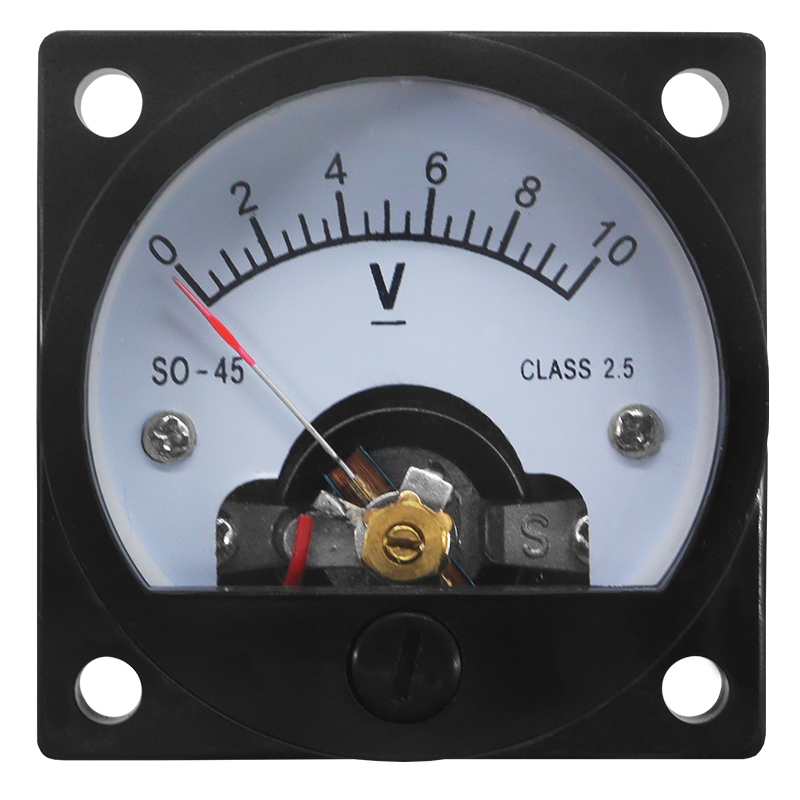 1PC SO45 5V 10V 15V 20V 30V 50V 100V 300V DC Analog Meter Panel DC ...