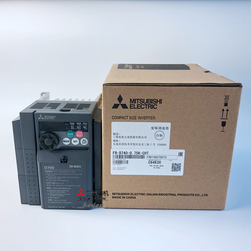 Mitsubishi Inverter FR-D740-0.4K-0.75K-1.5K-2.2K-3.7K-CHT Three Phase ...