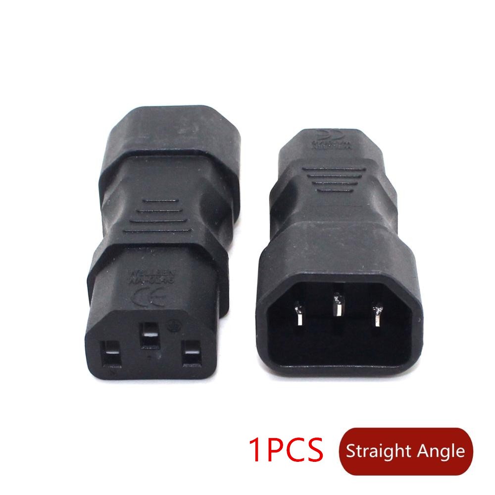IEC60320 C13 Angle Converter Angle Extension Cable C13 to C14 PDU Angle Power Cables Male to ...