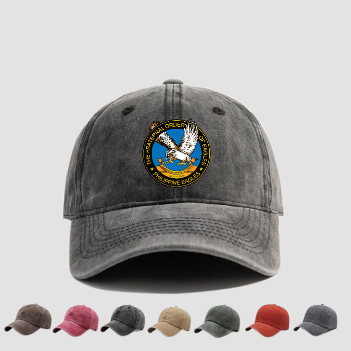 Washed Cotton Baseball Cap The Fraternal Order of Eagles Trucker Cap ...