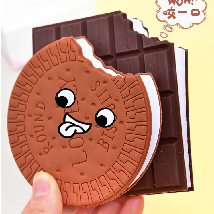 Cookies Notepad Funny Gift Creative Chocolate Flavor Notebook ...