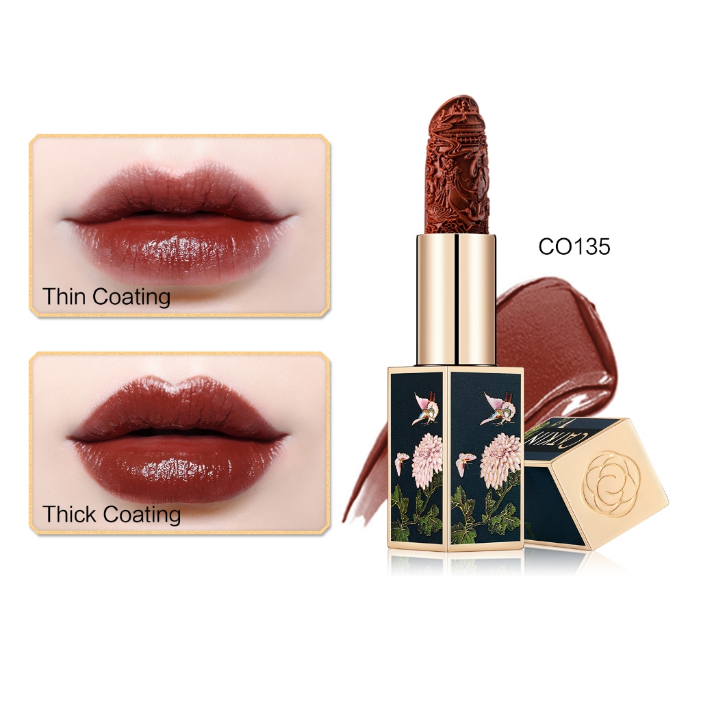 CATKIN Lipstick Carving Rouge Waterproof Lip Gloss Long Lasting Non-stick Cup Lip Stain High ...
