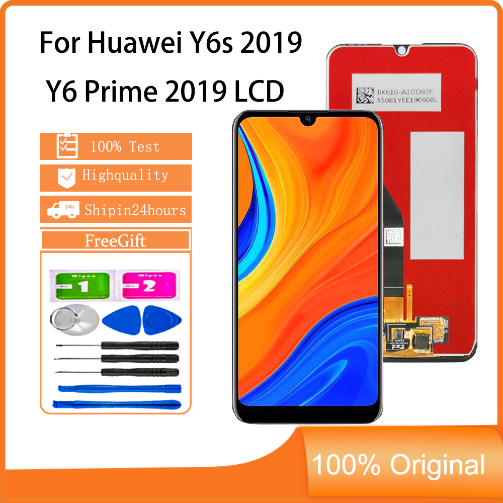 For Huawei Y6s 2019 Y6 Prime 2019 LCD Display Touch Screen Replacement ...