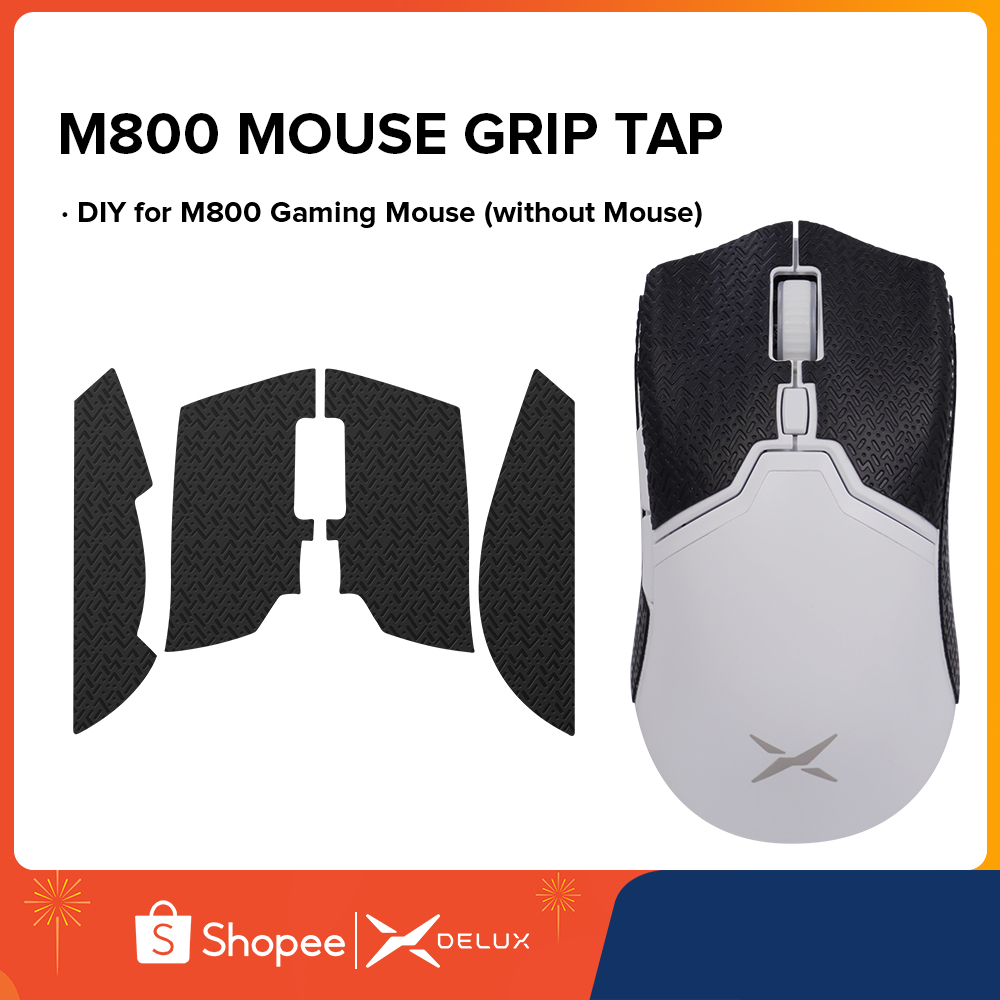 Delux M800 Mouse Grip Tap DIY for M800 Gaming Mouse (without Mouse ...