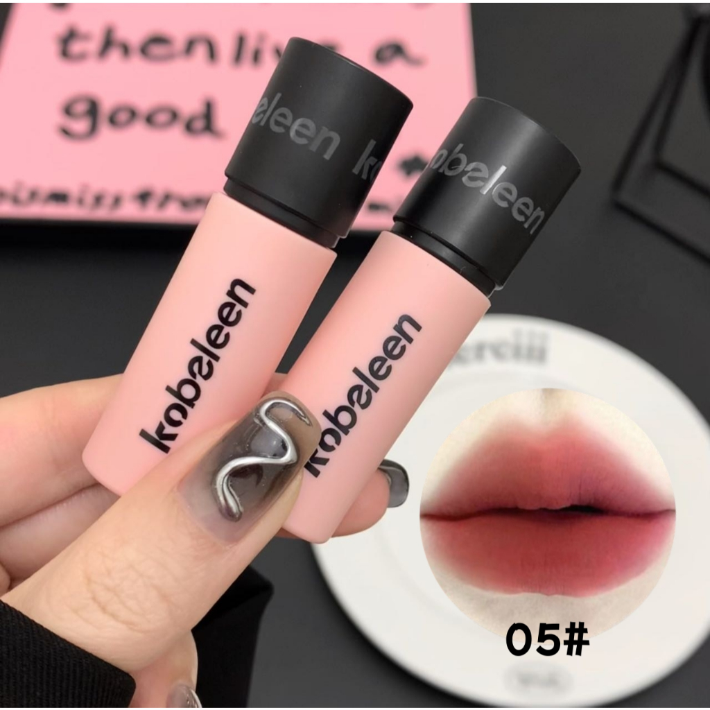 KOBELEEN Liquid Lipstick Soft Matte Waterproof Long Lasting Nude Lip ...