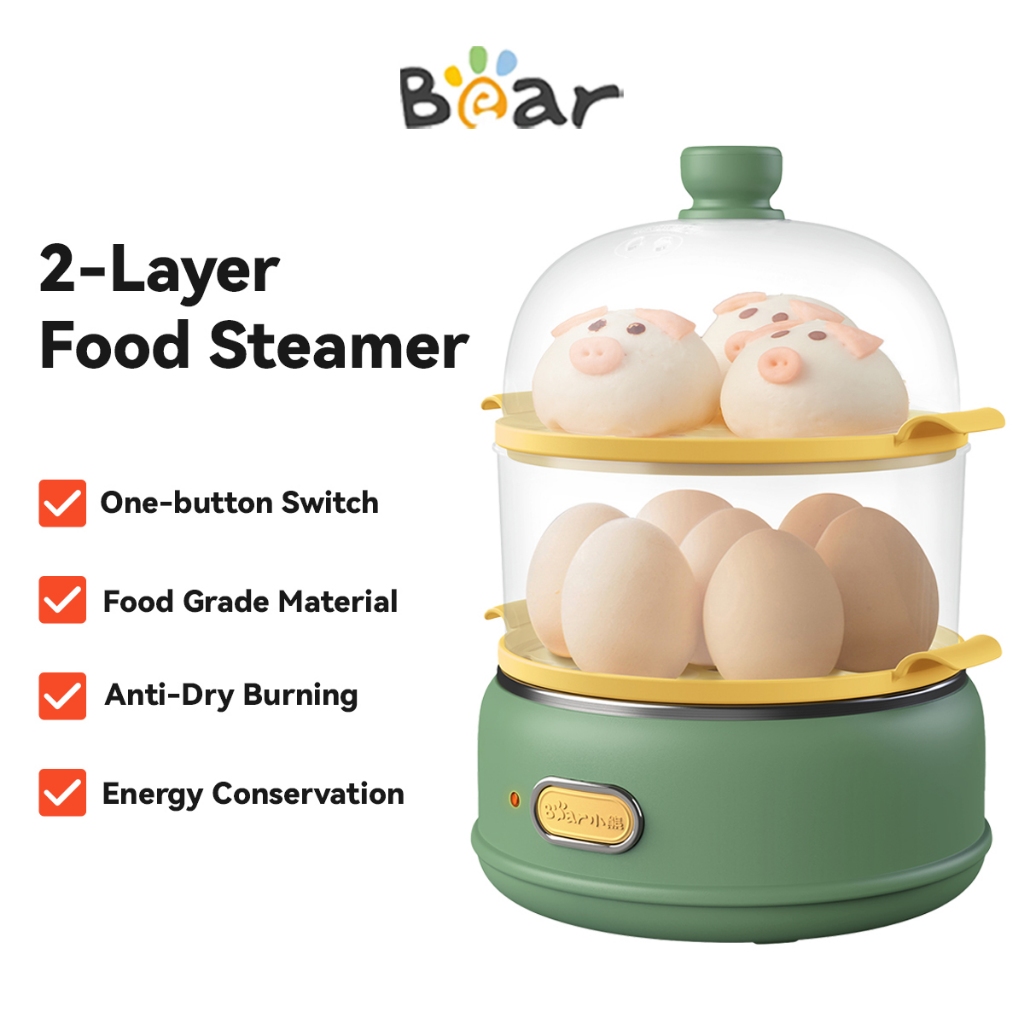 Bear Egg Boiler Electric Steamer Multifunctional Cooker Egg Breakfast ...