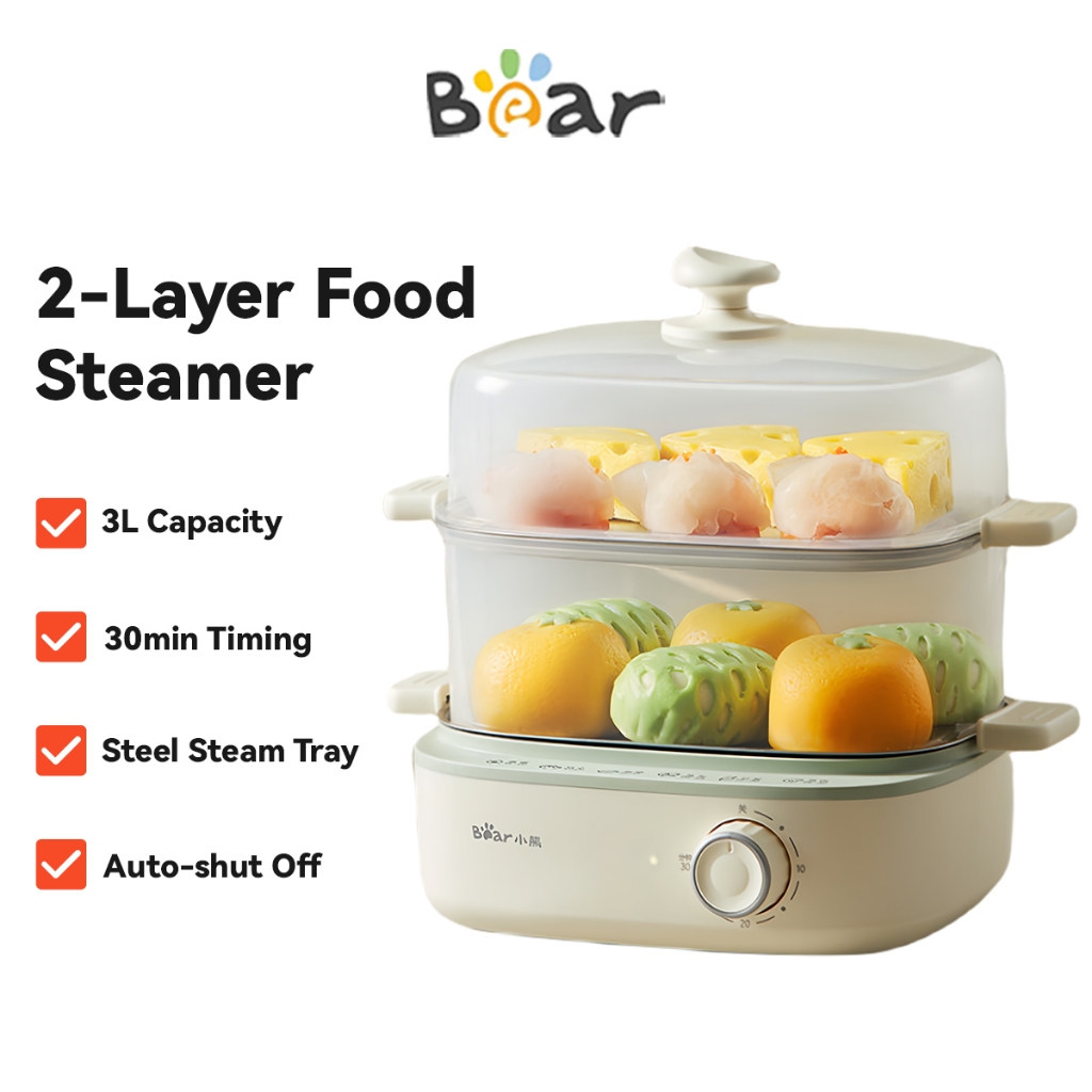 Bear Electric Steamer for Siomai and Siopao Egg Boiler Multi Cooker ...