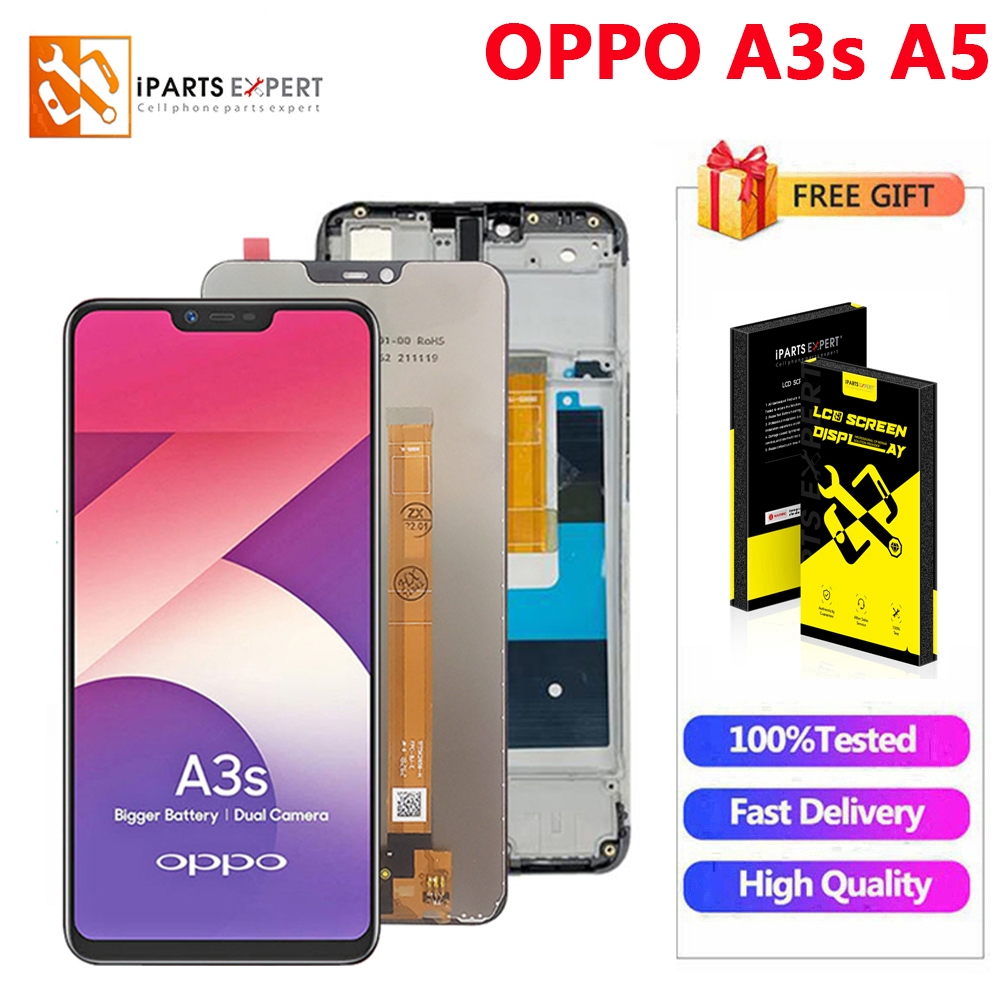 IPARTSEXPERT LCD For OPPO A3S A12e CPH1803 CPH1853 LCD Display Touch ...
