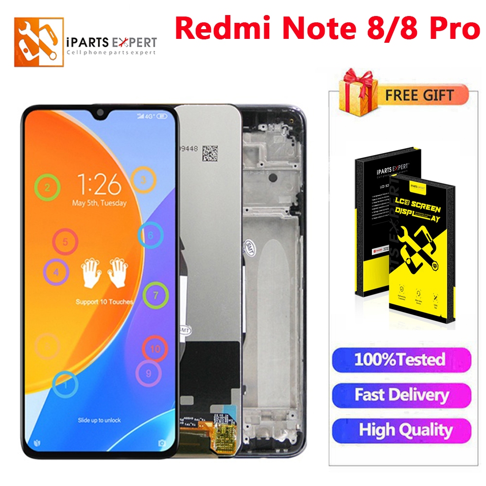 IPARTSEXPERT LCD for Xiaomi Redmi Note 8 LCD Display Screen Touch Digitizer Assembly Redmi Note ...