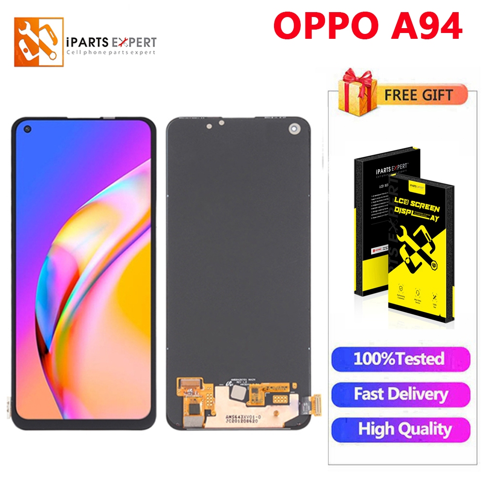 IPARTSEXPERT LCD For Oppo A94 4G 5G CPH2203 LCD Display Touch Screen Digitizer Assemby ...