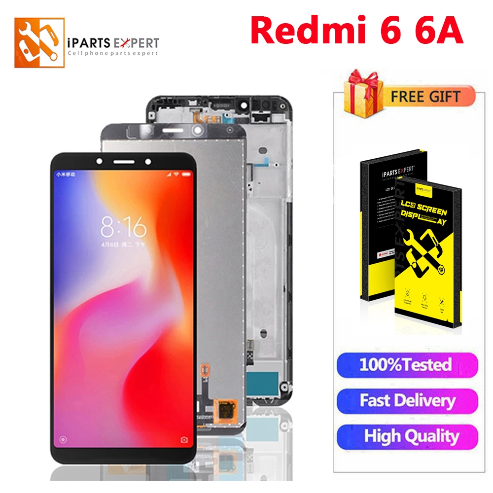 IPARTSEXPERT LCD For Xiaomi Redmi 6A 6 LCD Display Screen Replacement ...