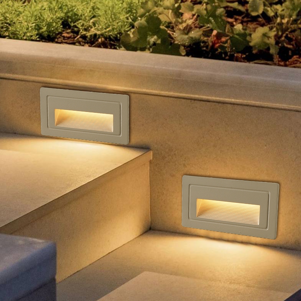 Step Light AC85~265V Warm light 3W Stair Recessed Stair Outdoor Garden ...