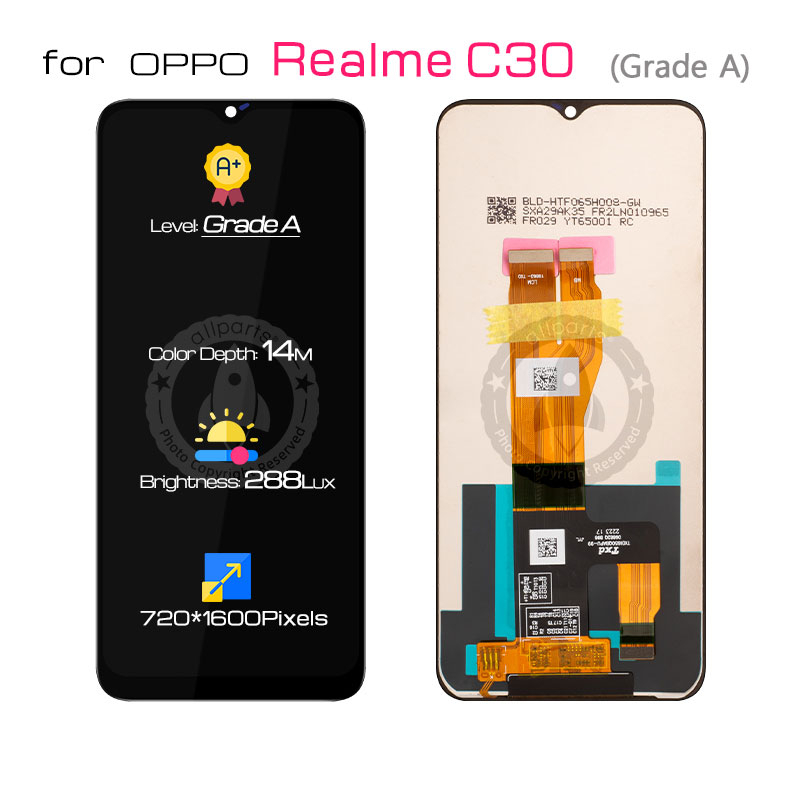 Allparts Display For Oppo Realme C30 C33 2023 Narzo 50i Prime C30s LCD ...