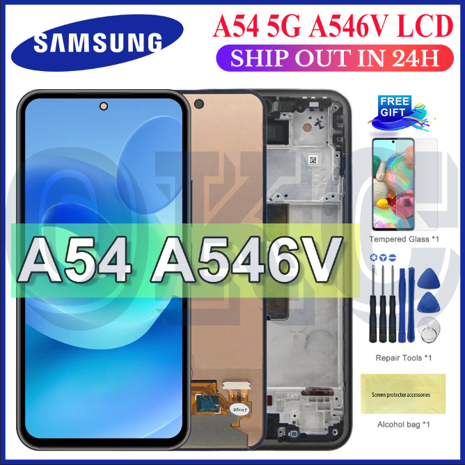 Original AMOLED LCD Display For Samsung Galaxy A54 5G A546V LCD with ...