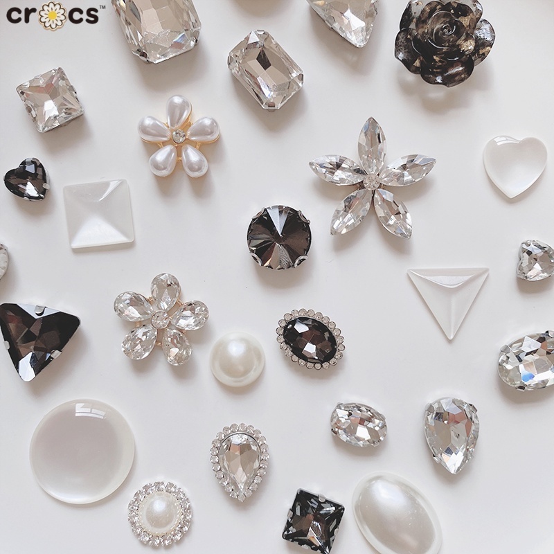 Jibbitz crocs high quality pearl/diamond DIY crocs accessories ...