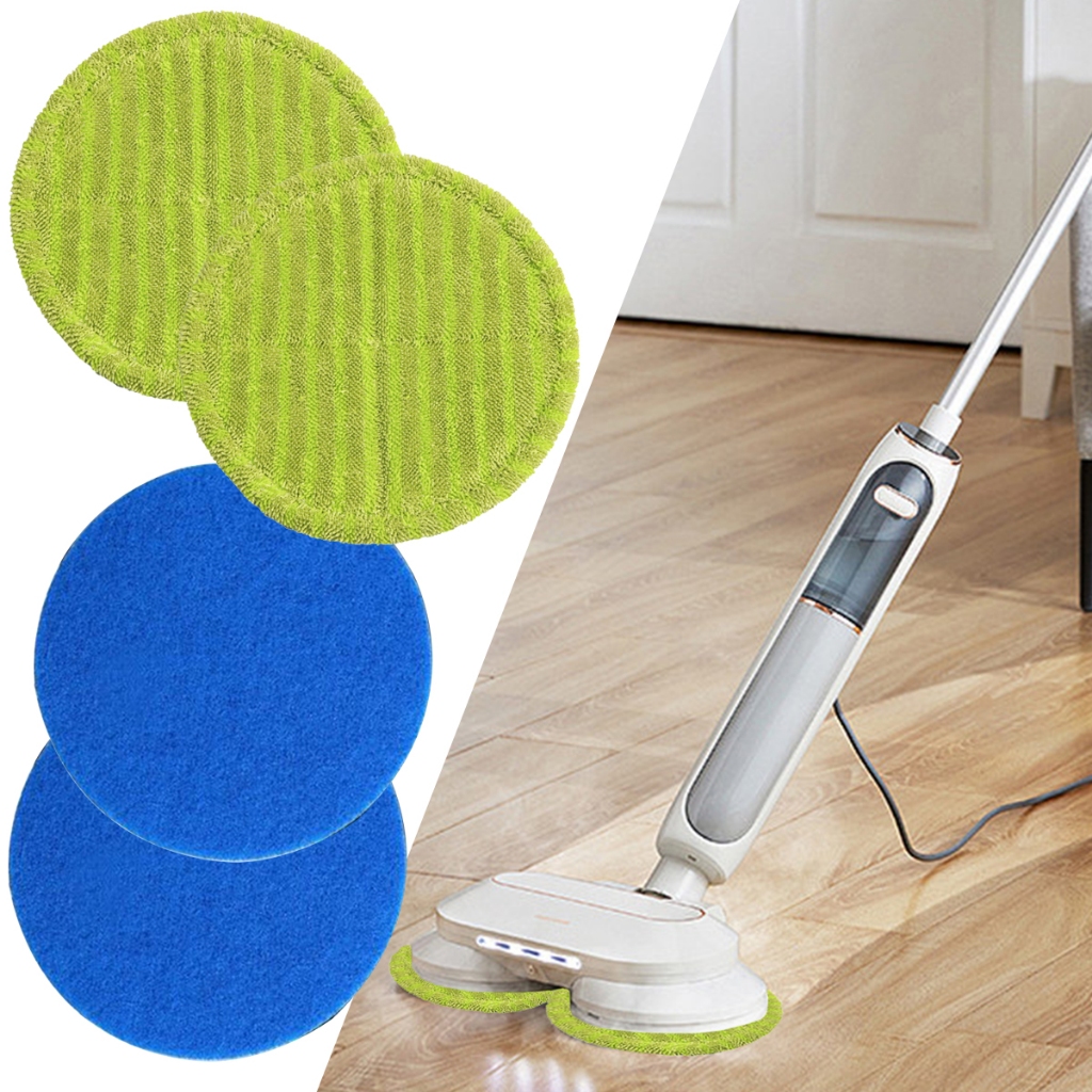2024 New 4Pcs Electric Cordless Rechargeable Powered Floor Mop Cleaner ...