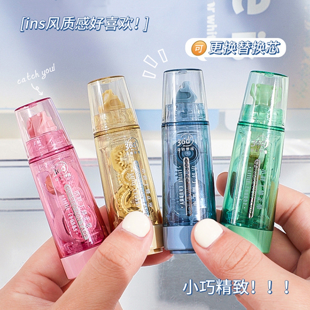 Cute Correction Tape Refillable Portable Morandi Color Correction Tape ...
